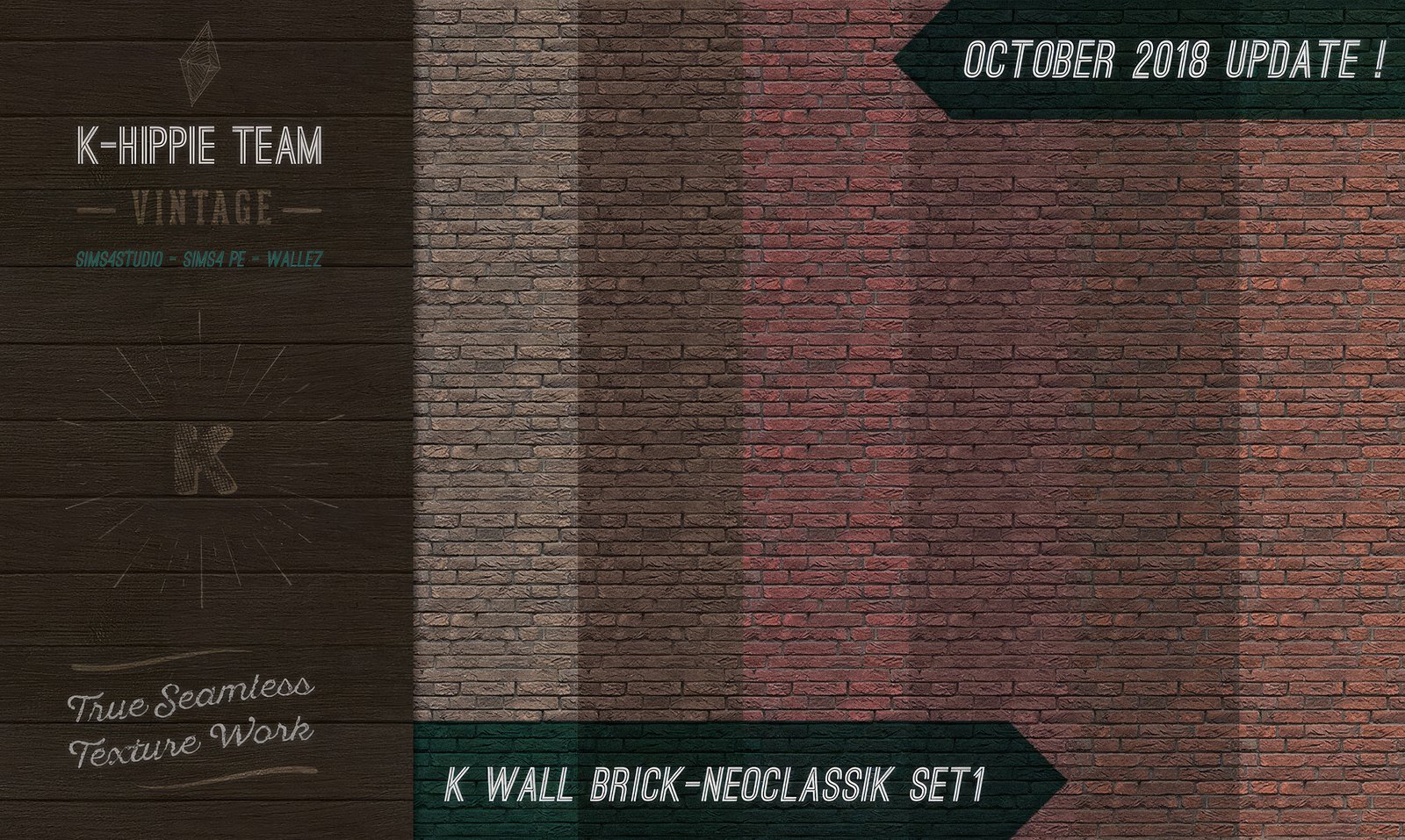 7 Walls – Brick Neo Classik – set 1 – Tech Hippie