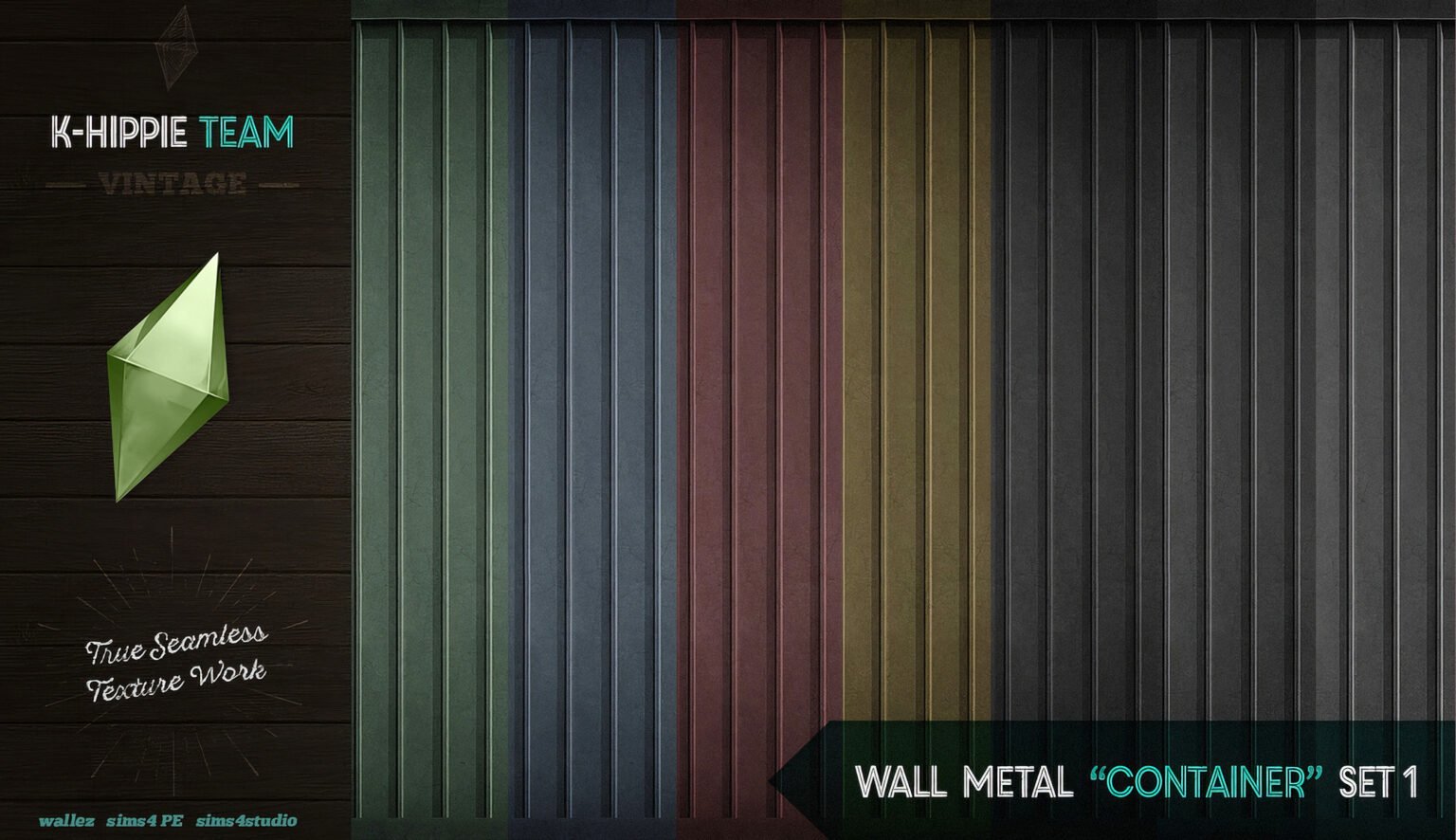 7 Walls – Metal Container – set 1 – Tech Hippie