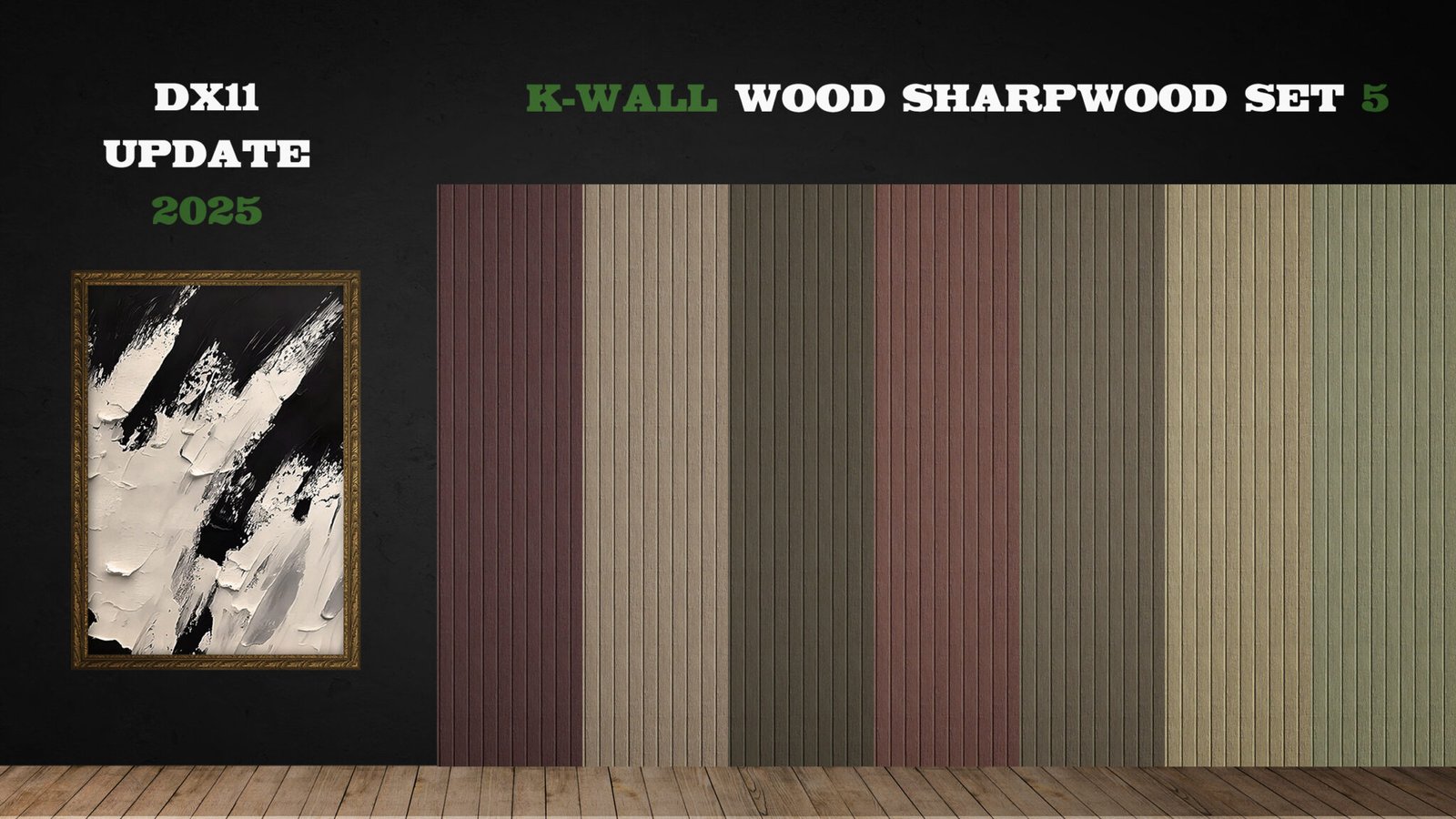 7 Walls – Wood Sharpwood – sets 5&6 – Tech Hippie